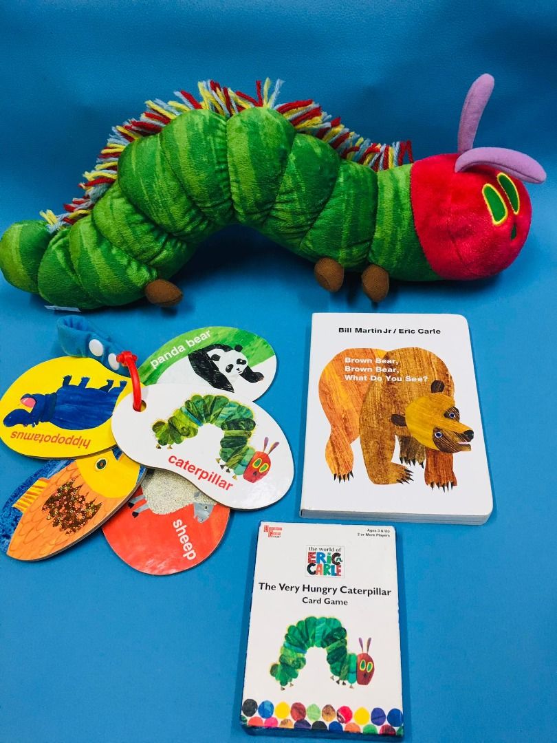 Eric Carle The Very Hungry Caterpillar Toys and Book Bundle, Hobbies ...