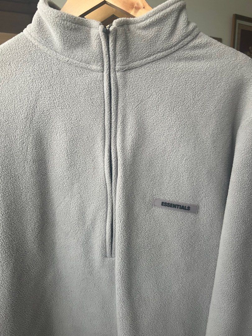 Essentials Half Zip Pullover, Men's Fashion, Tops & Sets, Hoodies on ...