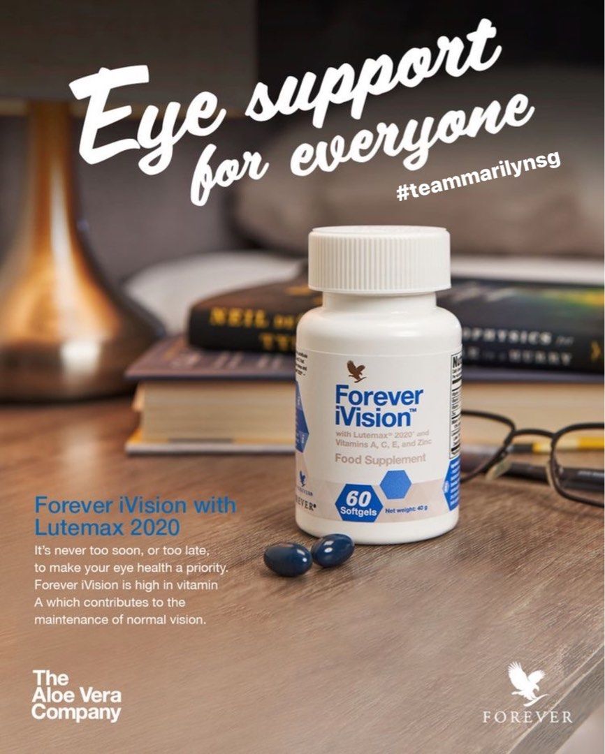 Eye Supplement - Forever iVision, Health & Nutrition, Health ...