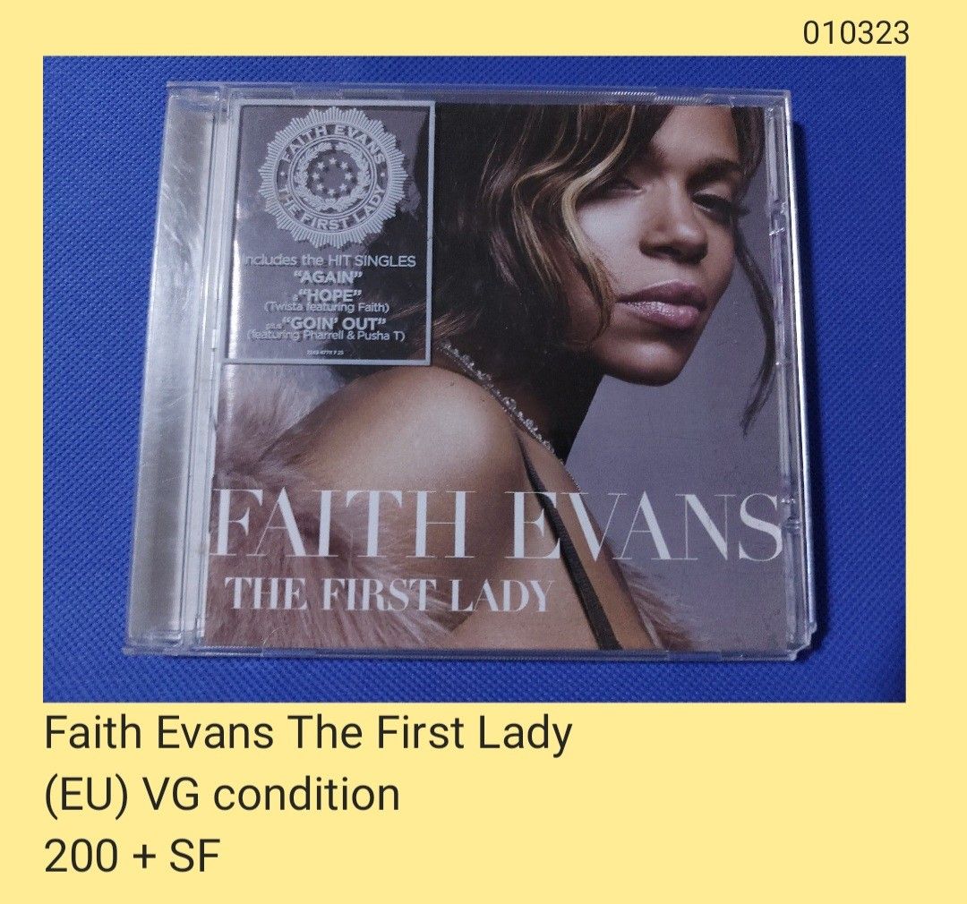 Faith Evans The First Lady CD (unsealed), Hobbies & Toys, Music & Media, CDs & DVDs on Carousell