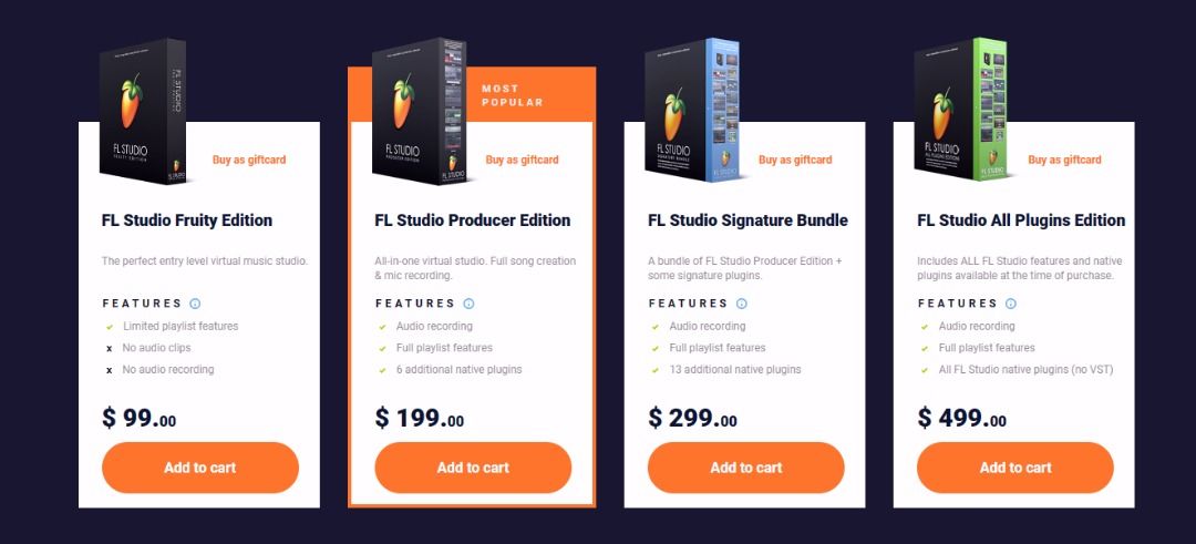 $199 FL STUDIO GIFTCARDS / IMAGELINE VIRTUALCASH, Video Gaming, Gaming Accessories, Game Gift ...