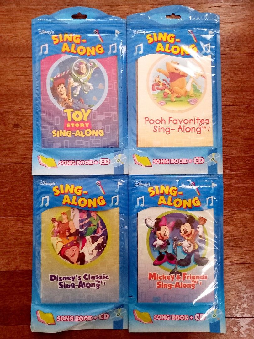 For Sale Walt Disney Sing-Along (Songbook+CD) Set@P300!!!, Hobbies ...