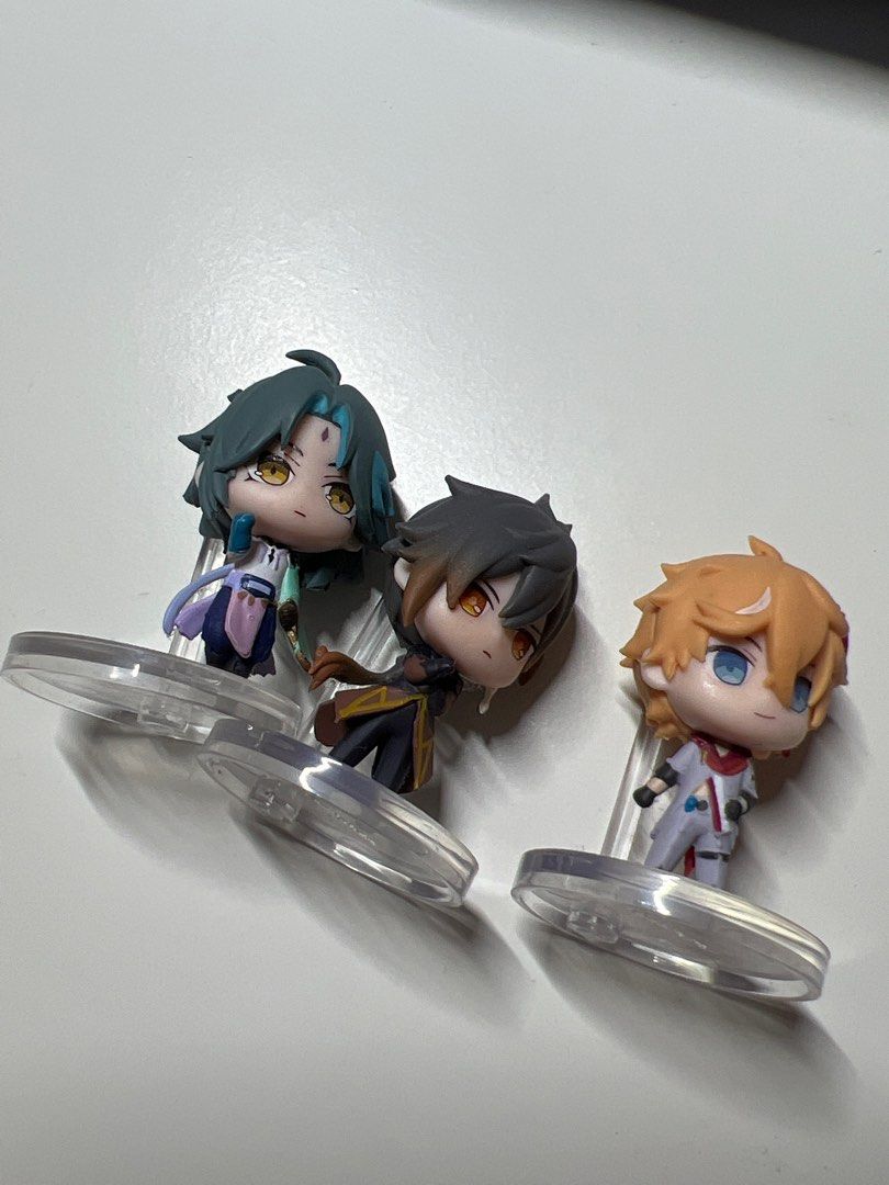 Genshin gacha figure childe xiao zhongli, Hobbies & Toys, Memorabilia ...