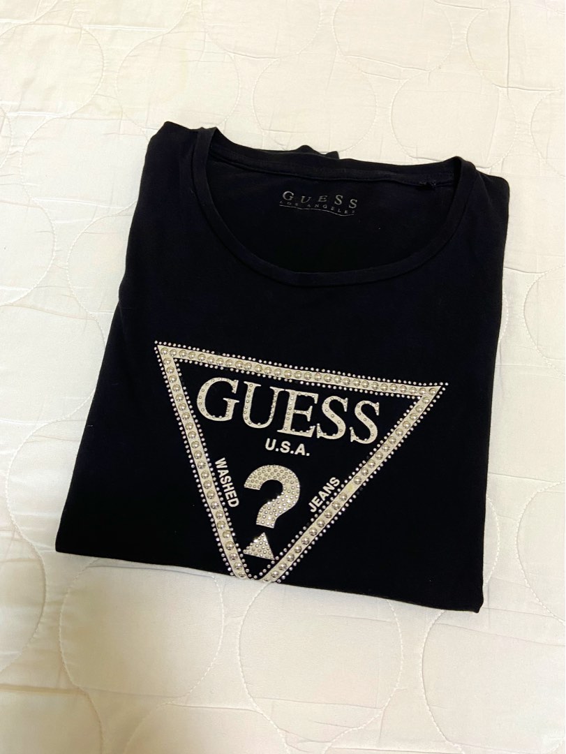 Guess Shirt, Women's Fashion, Tops, Shirts on Carousell