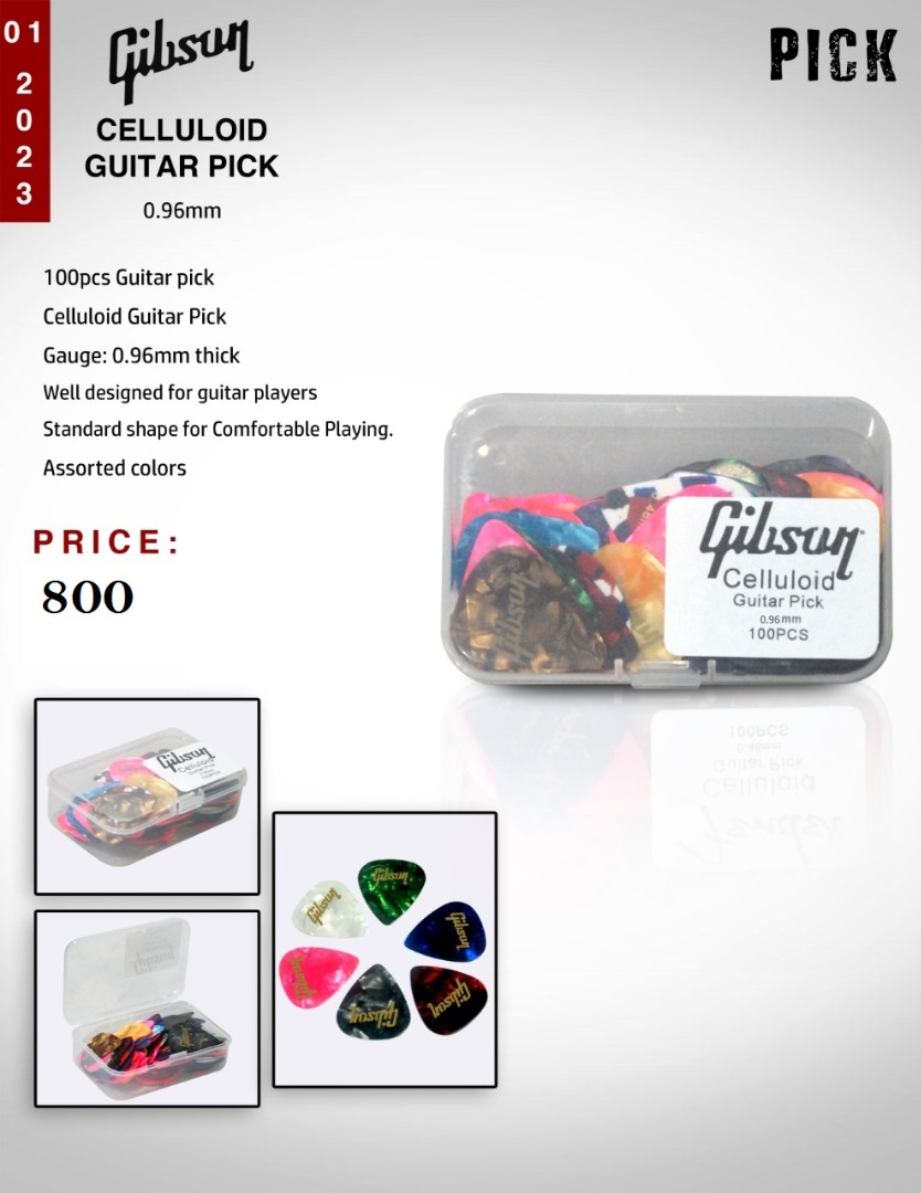 Guitar Pick ( Gibson ), Hobbies & Toys, Music & Media, Music ...