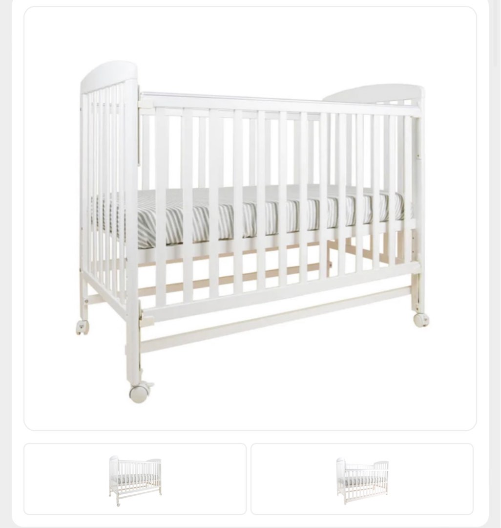 Happy Cot Happy Star 5-in-1 Convertible Baby Cot, Babies & Kids, Baby ...