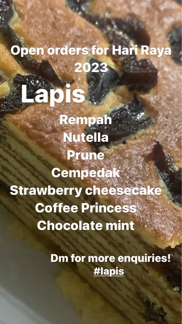 Hari Raya orders open for 2023, Food & Drinks, Homemade Bakes on Carousell