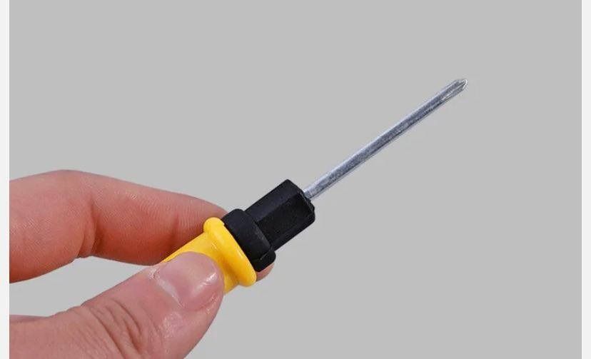 HEAVY DUTY Screw Driver 2 in 1 Combination Plus Minus Travel Pocket Car ...