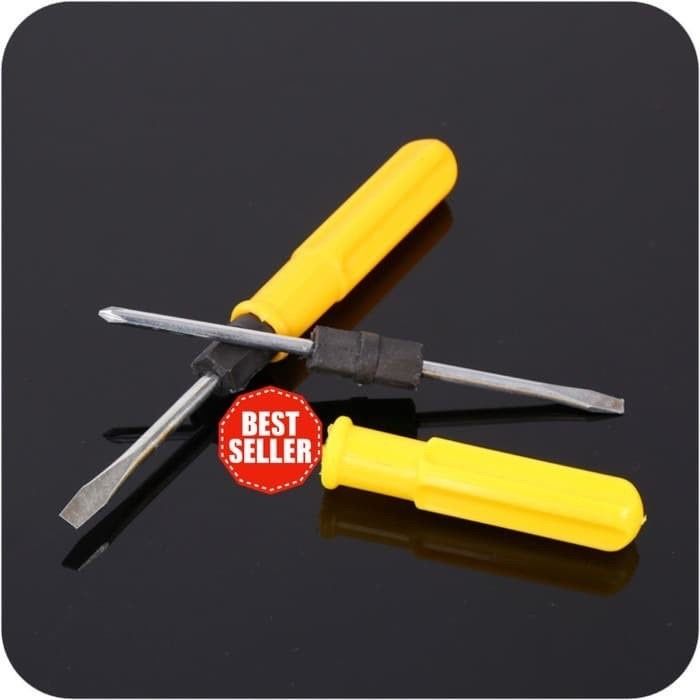 HEAVY DUTY Screw Driver 2 in 1 Combination Plus Minus Travel Pocket Car ...