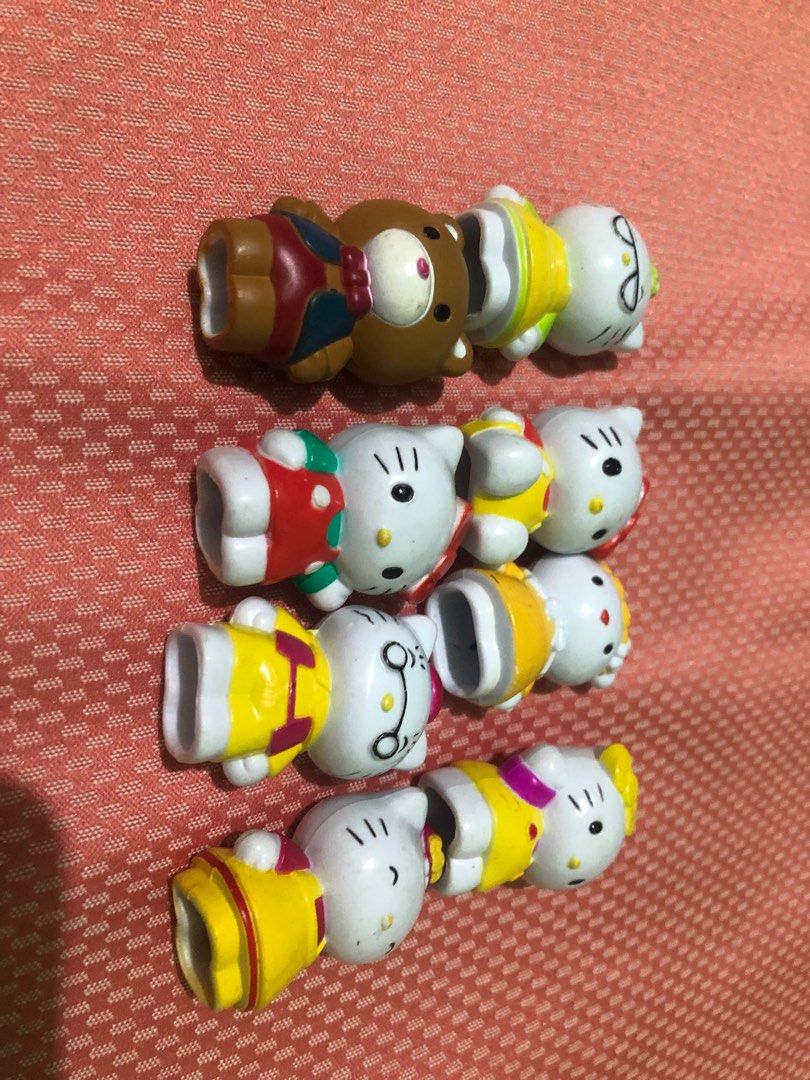 hello kitty plastic figures set, Hobbies & Toys, Toys & Games on Carousell
