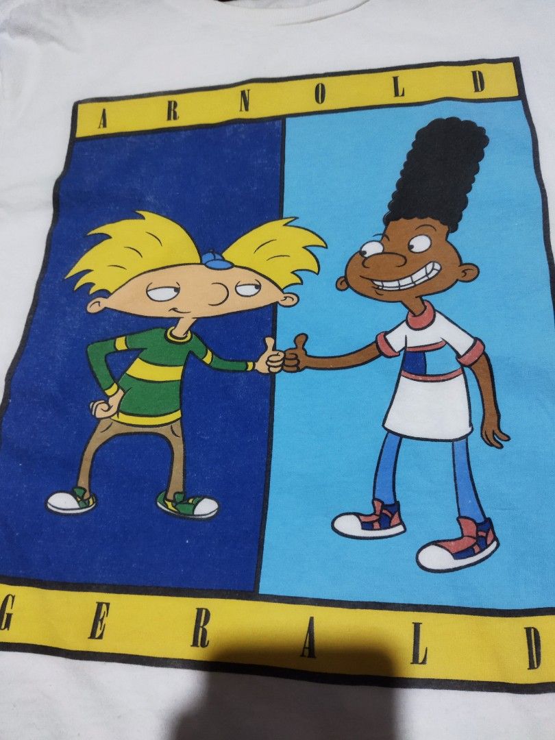Her Arnold! Arnold and Gerald nickelodeon t shirt, Men's Fashion, Tops ...