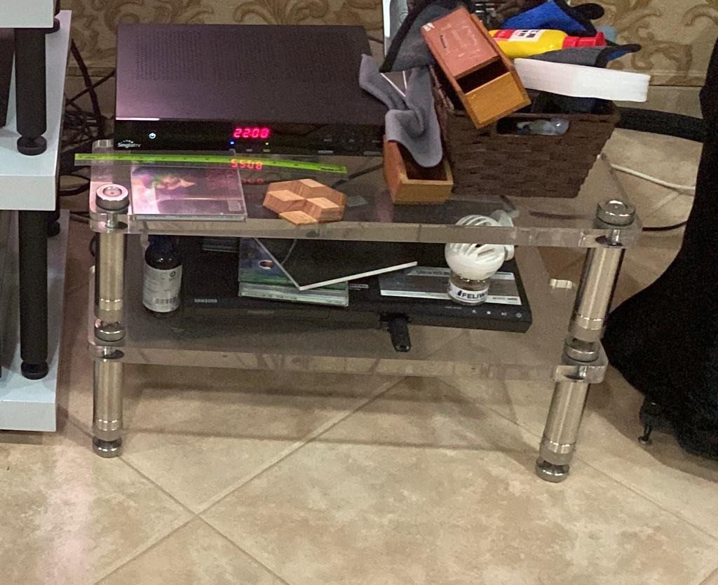 Hifi racks 2 tier, Furniture & Home Living, Furniture, Shelves ...