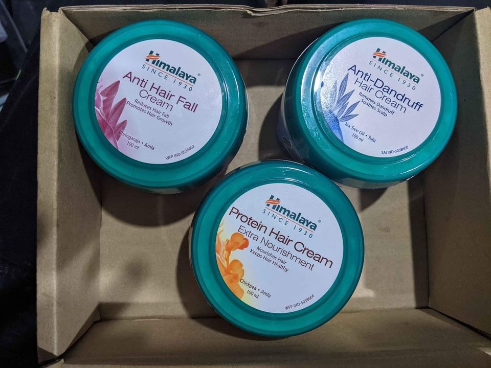 [1 SET] Himalaya Cream Anti Hair Fall Anti Dandruff Protein Hair Cream ...