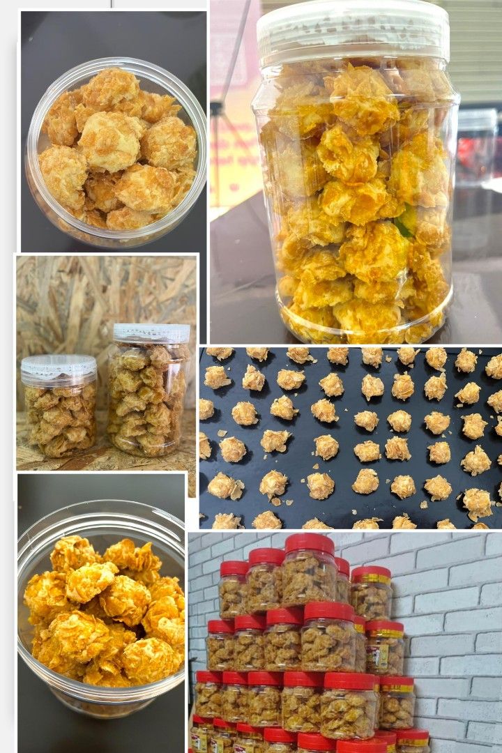 Home make cookies and crackers for pre order Hari Raya, Food & Drinks ...