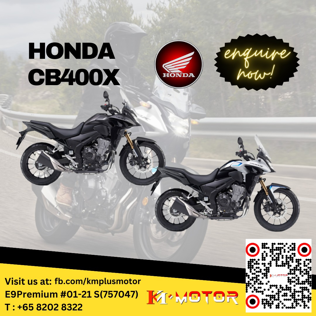 HONDA CB400X BRAND NEW ADVENTURE ABS 400CC 2A STREET ROAD BIKE MOTOR ...