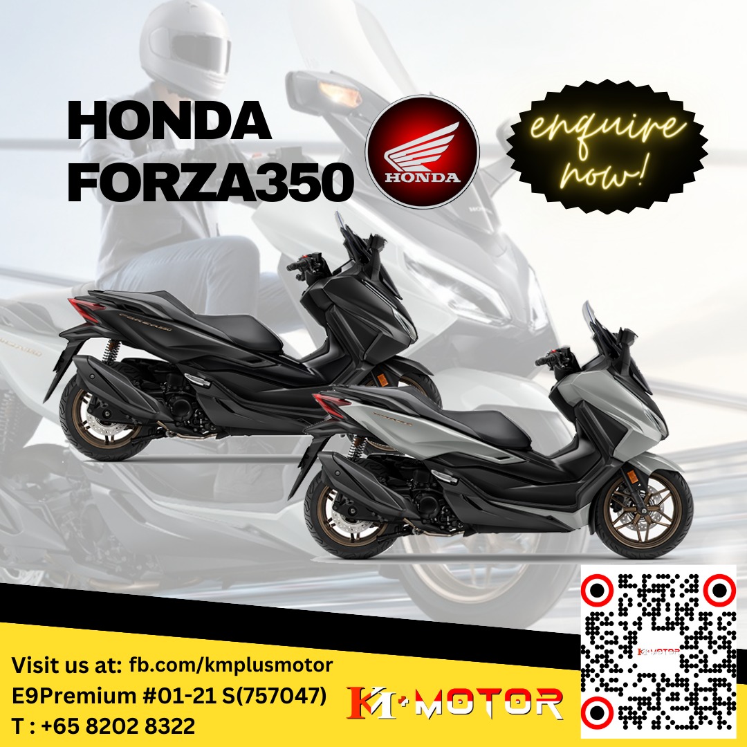 HONDA FORZA 350 BRAND NEW SCOOTER AUTO MATIC CLASS 2A STREET ROAD BIKE ...