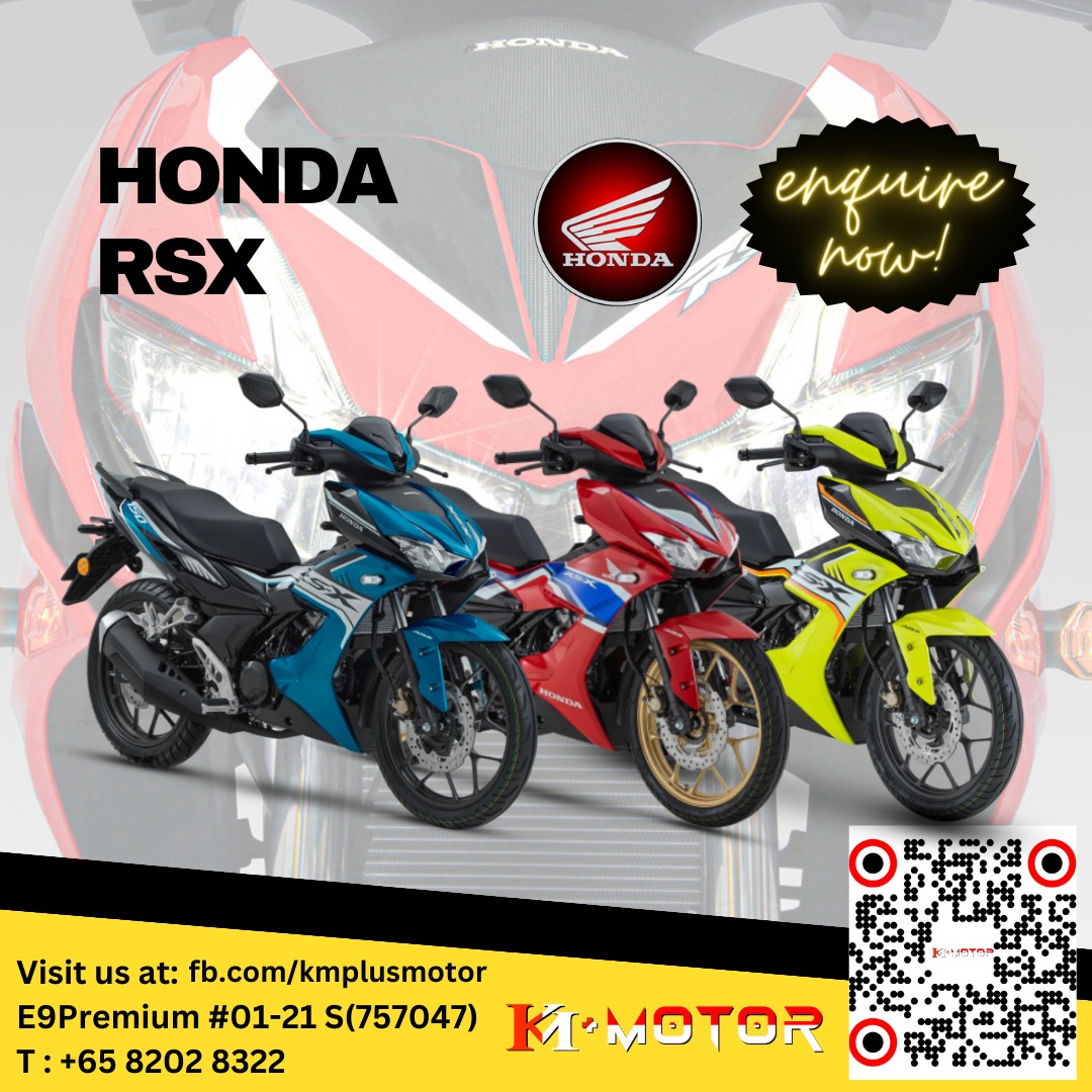 HONDA RSX150 CUB BRAND NEW UNDERBONE 150CC CLASS 2B STREET ROAD BIKE ...