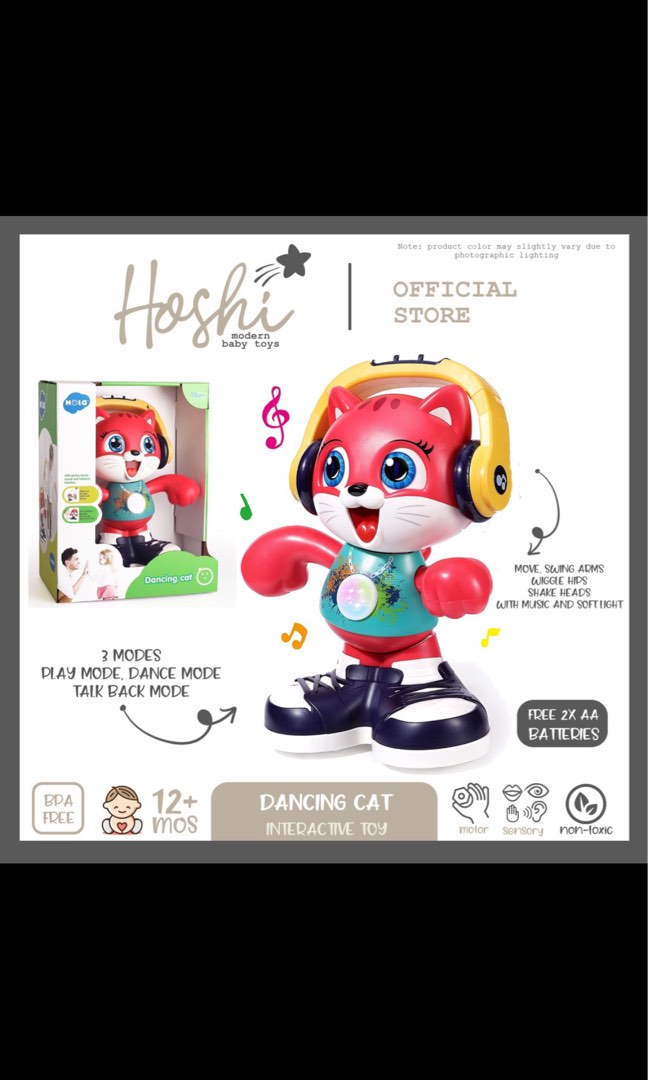 Hoshi dancing cat, Babies & Kids, Infant Playtime on Carousell