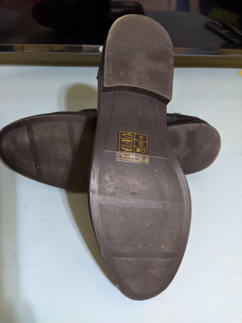 HUSHPUPPIES SCHOOL / CORPO BLACK SHOES, Women's Fashion, Footwear ...