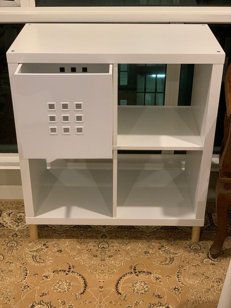 Ikea KALLAX with EKET Leg , Furniture & Home Living, Furniture, Shelves ...