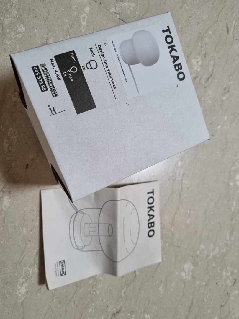 IKEA Table Lamp Takabo, Furniture & Home Living, Lighting & Fans ...