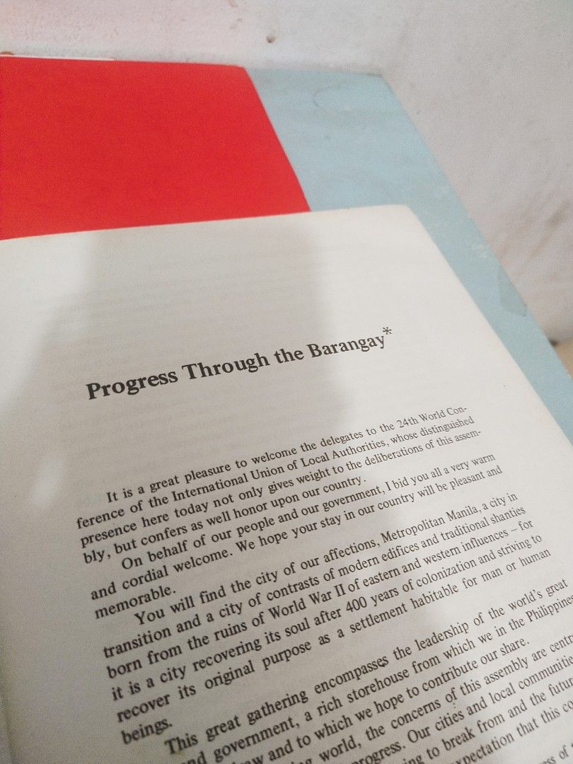 Imelda Marcos book of her speeches/"A Humanist Approach to Development ...