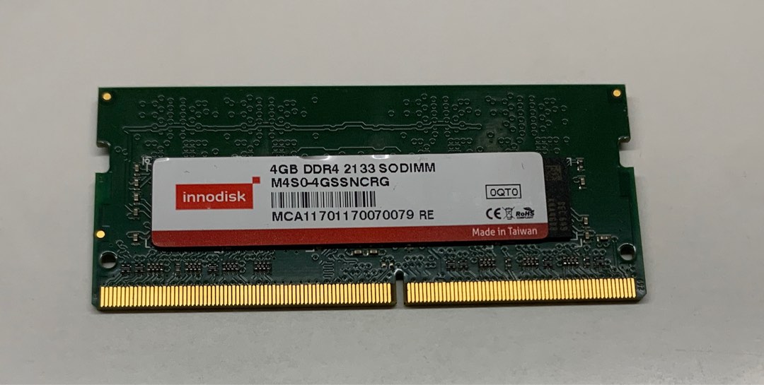 Innodisk 4gb Ddr4 Sodimm Computers And Tech Parts And Accessories Computer Parts On Carousell