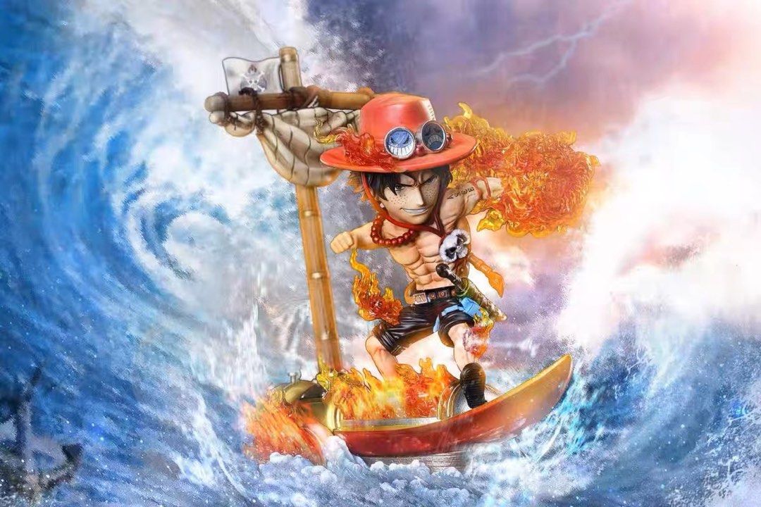 [INSTOCK] G5 Studio One Piece Portgas D Ace Fire Boat, Hobbies & Toys ...