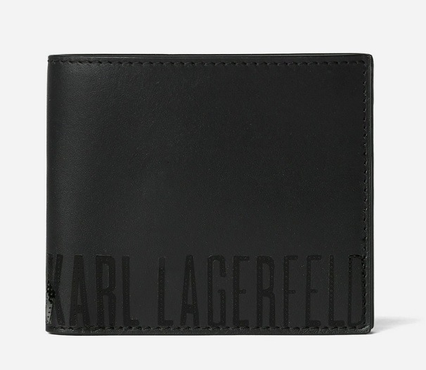 (INSTOCK) Karl Lagerfeld Felix Black Wallet, Luxury, Bags & Wallets on ...