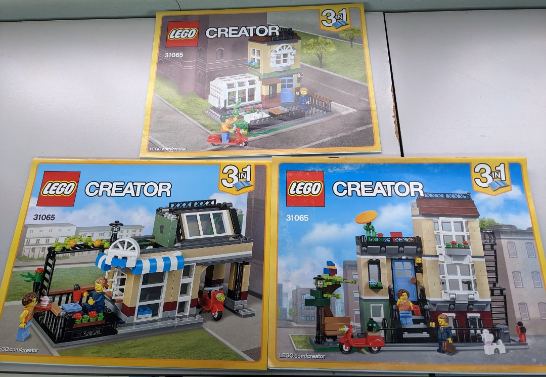 Instruction manuals only, Lego 31065, Park Street Townhouse, used ...