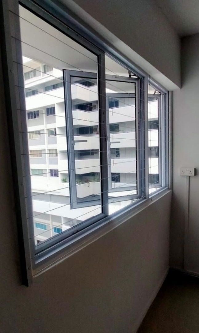 Invisible grilles, steel cable with nylon coating. Suitable no for ...