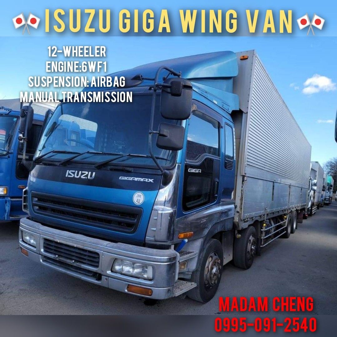 ISUZU GIGA WING VAN - 6WF1 / INLINE, Commercial & Industrial, Industrial Equipment on Carousell
