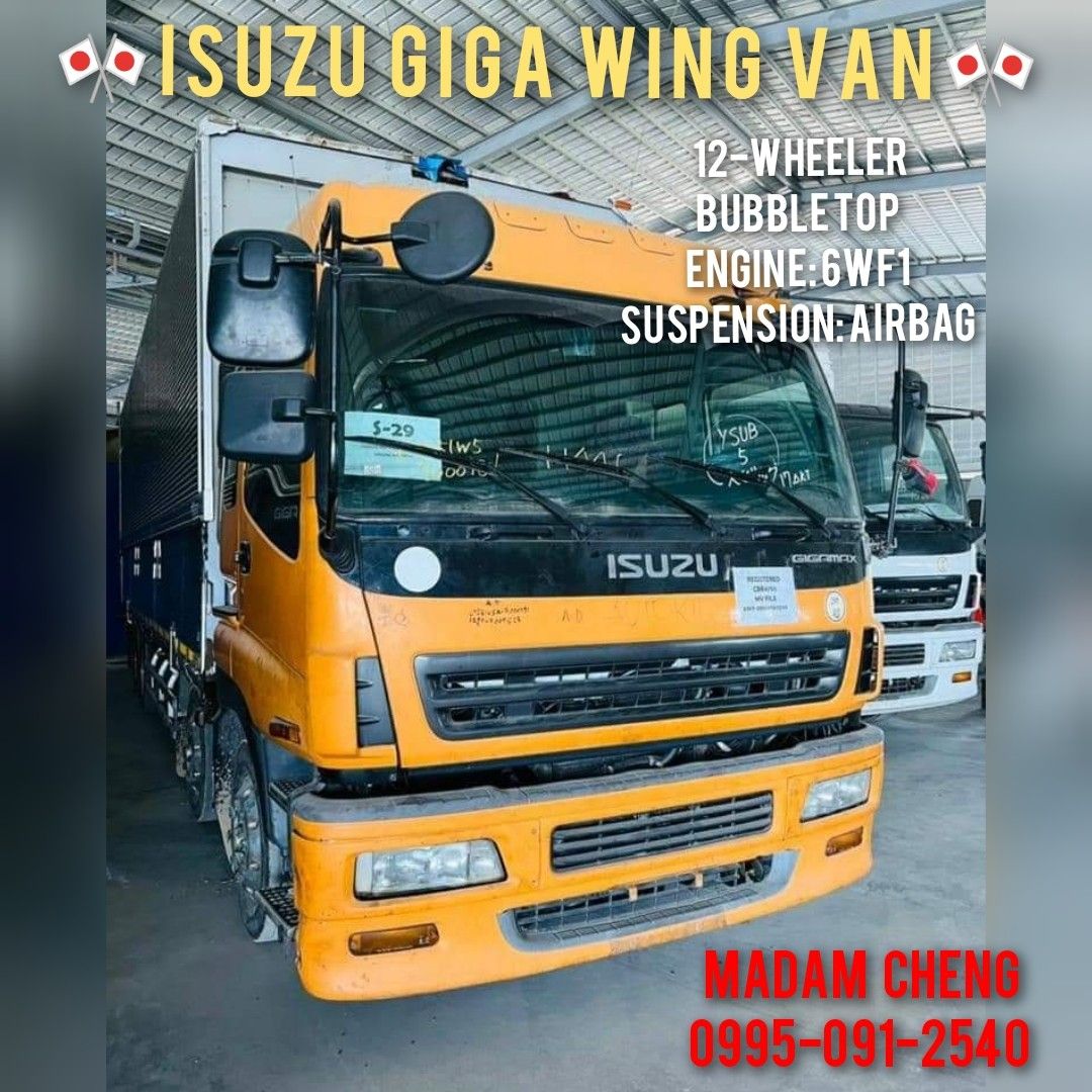 ISUZU GIGA WING VAN - 6WF1 / INLINE, Commercial & Industrial ...