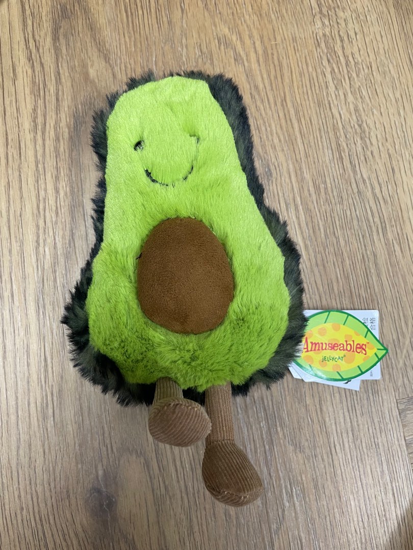 Jellycat Amuseable Avocado (Small), Hobbies & Toys, Toys & Games on ...