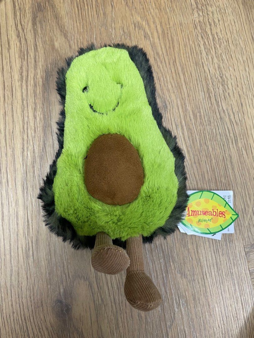Jellycat Amuseable Avocado (Small), Hobbies & Toys, Toys & Games on ...