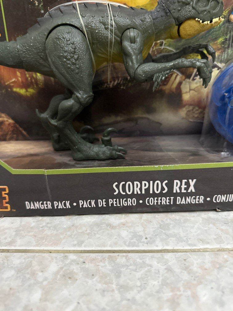 Jurassic World Scorpios Rex Danger Pack, Hobbies & Toys, Toys & Games ...