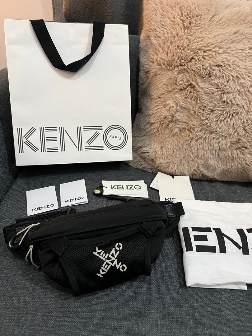 Kenzo Bag/Tas Pria Waistbag Authentic FULL SET Ex store plaza indonesia ...