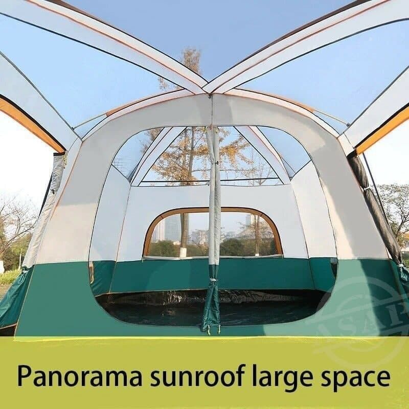 Khemah Besar Camping Tent 8 12 People, Furniture & Home Living, Outdoor ...