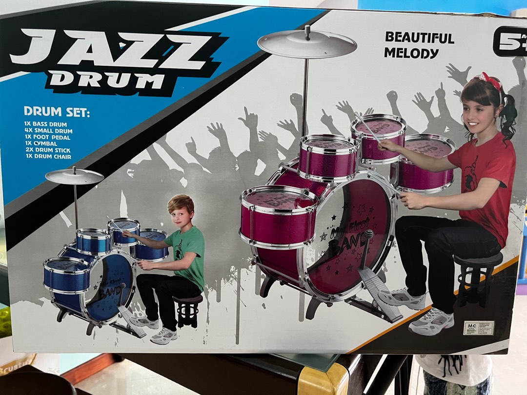 Kids Drum Set, Hobbies & Toys, Music & Media, Musical Instruments on ...