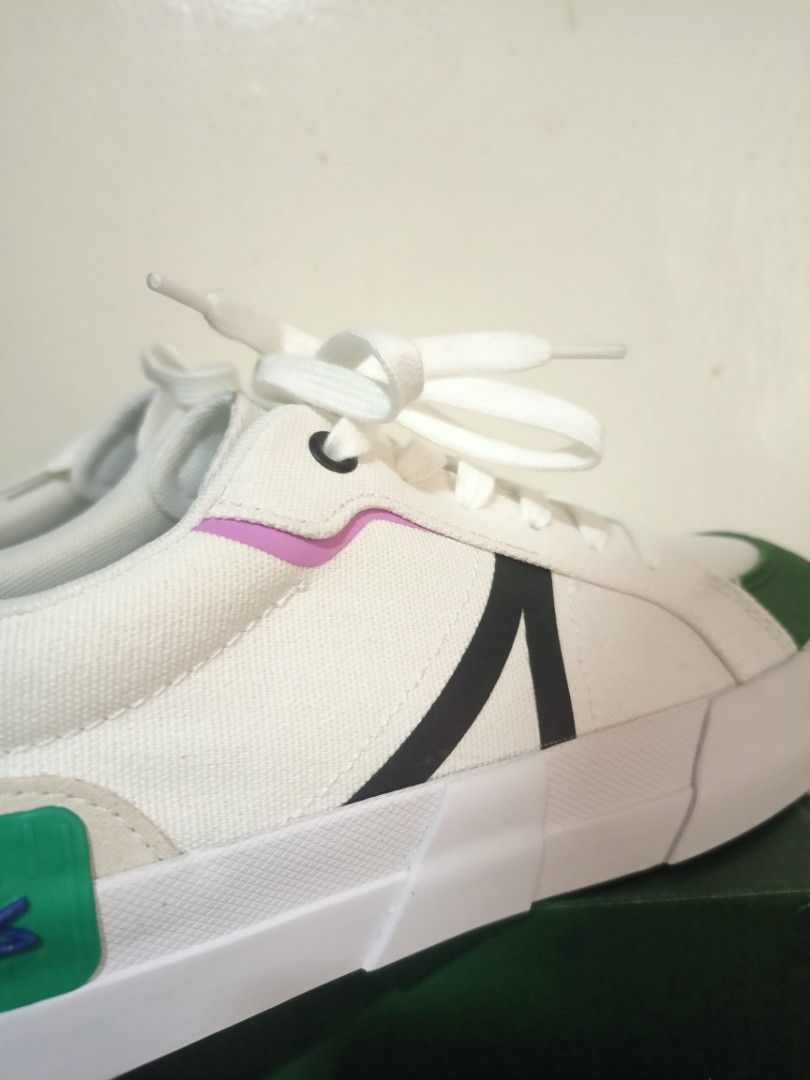 Lacoste L004 Textile Color-Pop Sneakers, Men's Fashion, Footwear ...