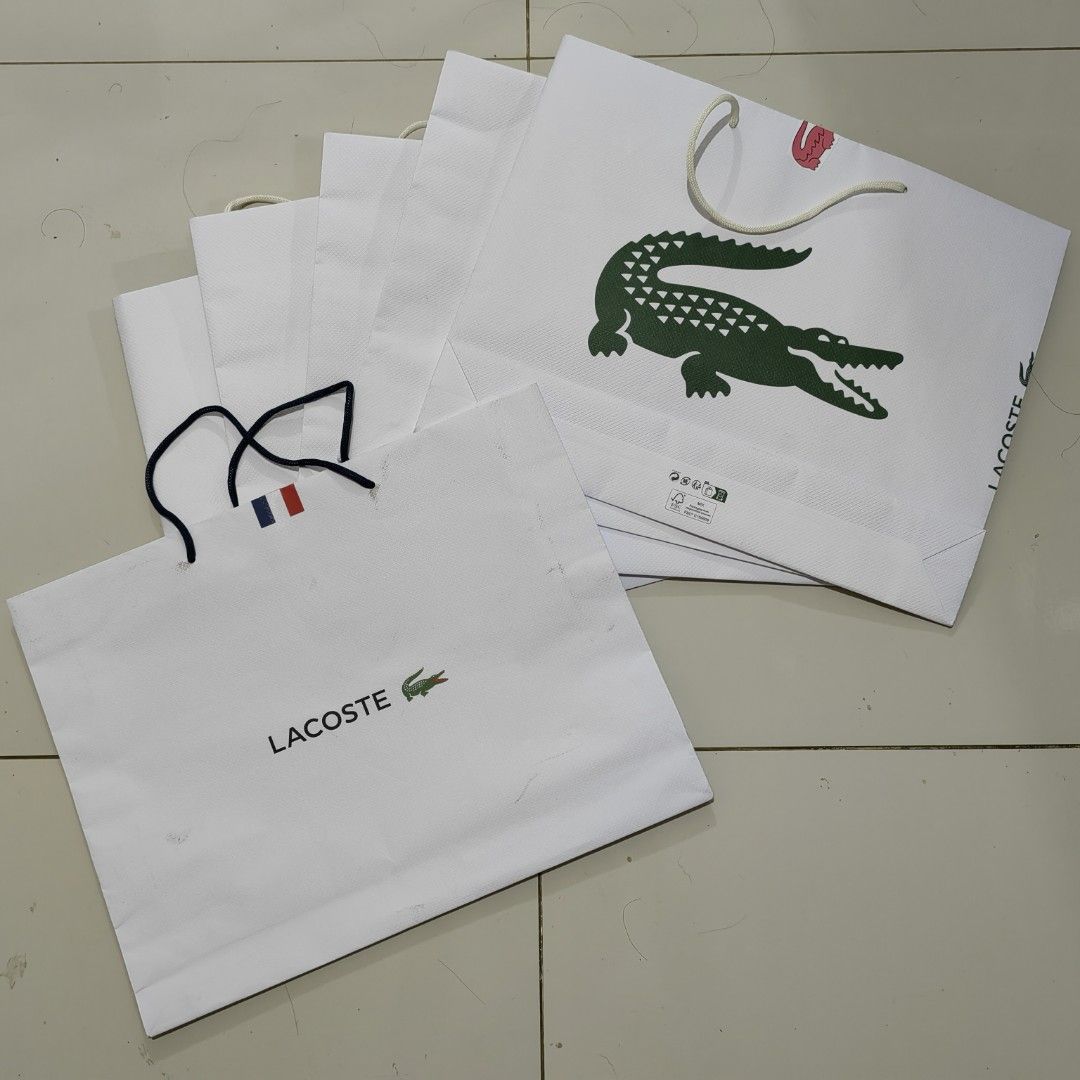 Lacoste Paper Bag, Women's Fashion, Bags & Wallets, Tote Bags on Carousell