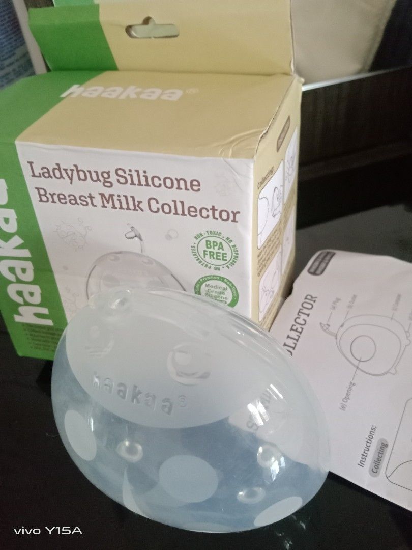 Ladybug silicone breast milk collector, Babies & Kids, Nursing ...