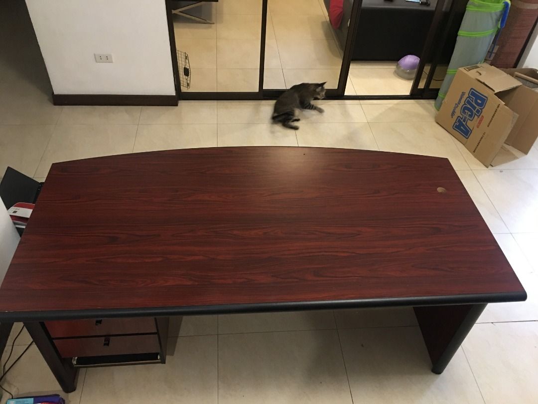 Laminated Wood Executive Office Desk, Furniture & Home Living, Office ...