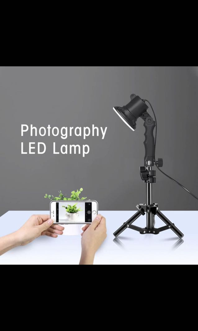Lampu Studio LED + Stand Pixmix, Fotografi di Carousell