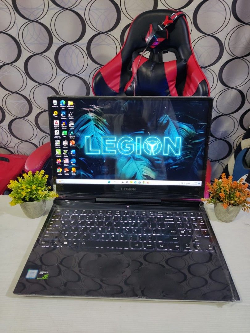 Lenovo Legion Y545-PG0 core i7-9750 RAM 16GB/SSD 512GB DUAL VGA NVIDIA GTX Mulus Murah COD ...