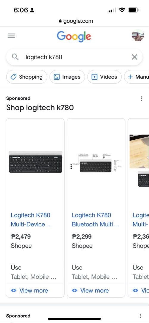 Logitech K780 Wireless Bluetooth Keyboard Computers And Tech Parts And Accessories Computer