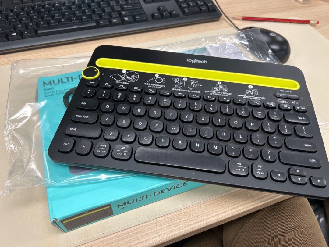Logitech Multi Device Keyboard K480, 電腦＆科技, 電腦周邊及配件, 電腦鍵盤及相關產品 - Carousell