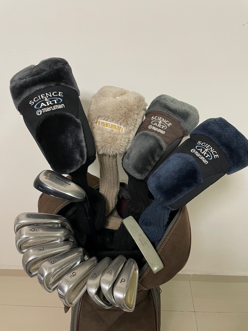 Maruman Verity RV2 Complete Golf Set+Woods 1/3/5/7+ Maruman Hybrid M4 ...