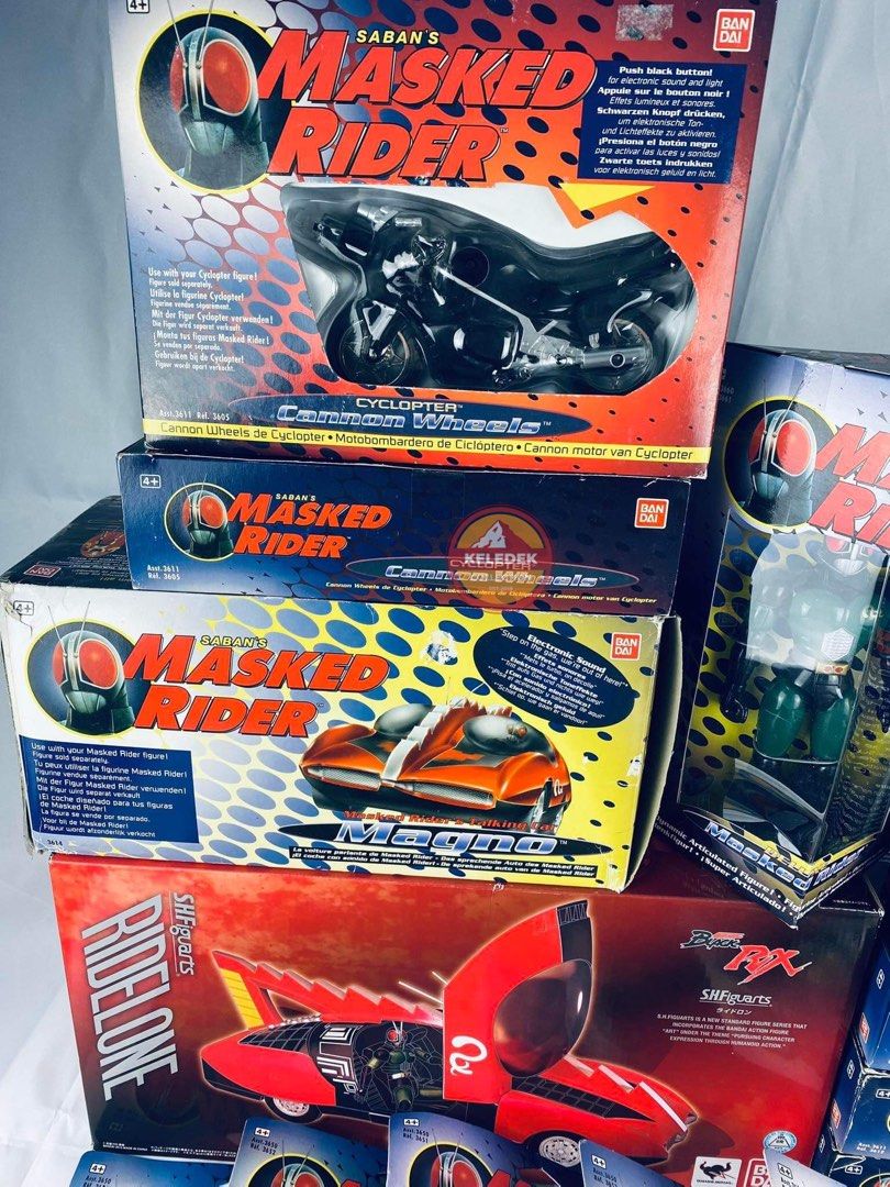 MASKED RIDER SABAN'S / KAMEN RIDER BLACK RX HUGE LOT, Hobbies & Toys ...