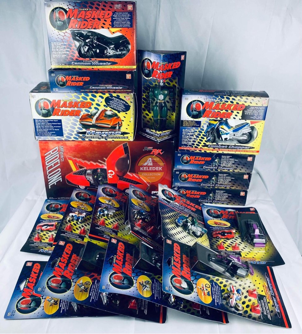 MASKED RIDER SABAN'S / KAMEN RIDER BLACK RX HUGE LOT, Hobbies & Toys ...